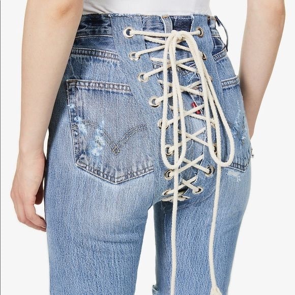 Samaria Leah | Jeans | Samaria Leah Leah Jeans In Bone Vintage Levis ...